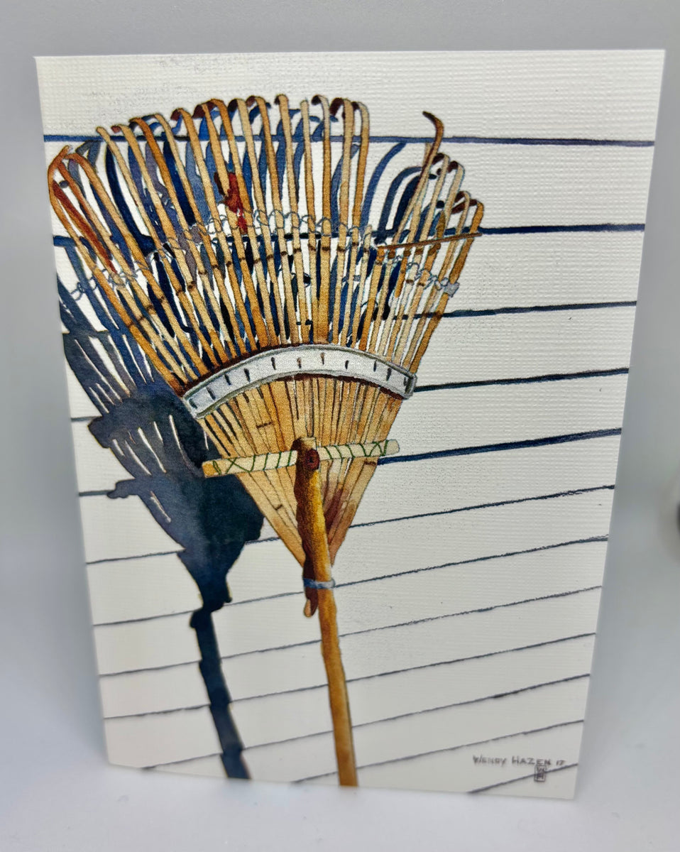 The Rake | Hand Cut Card – Wendy Hazen Designs